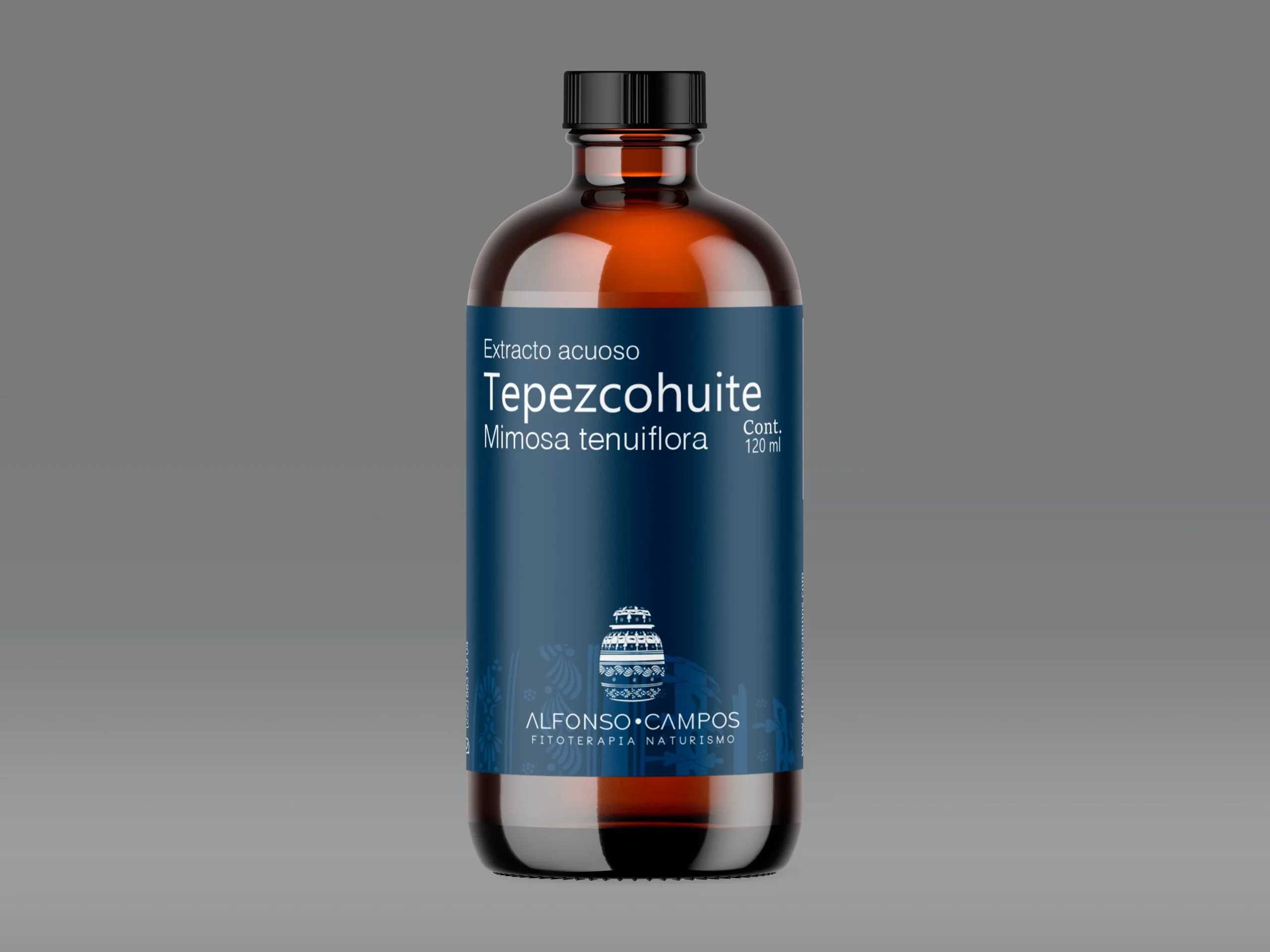 Extracto líquido Tepezcohuite / Mimosa tenuiflora - Fitoterapia Campos USA